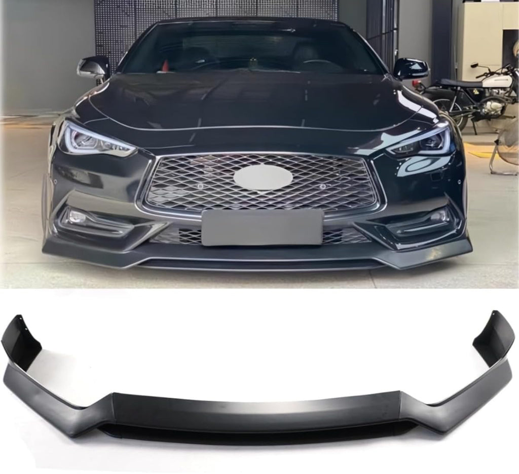 MyVQParts 2017-2022 Infiniti Q60 JDM RS Style Two-Step Front Bumper Li