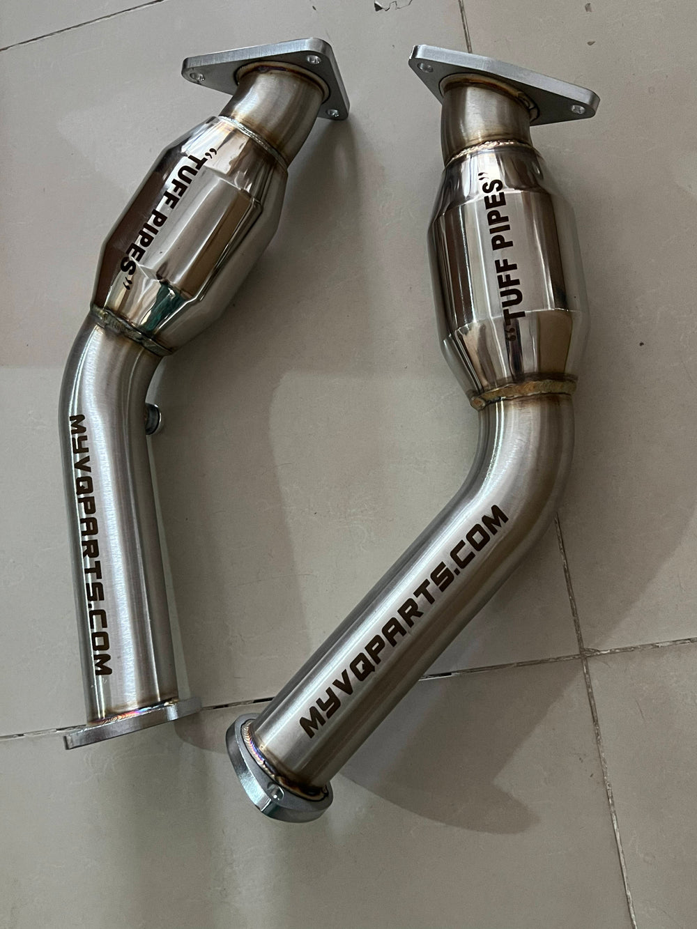 G37/370z “Tuff Pipes” Resonated test pipes VQ37VHR/VQ35HR