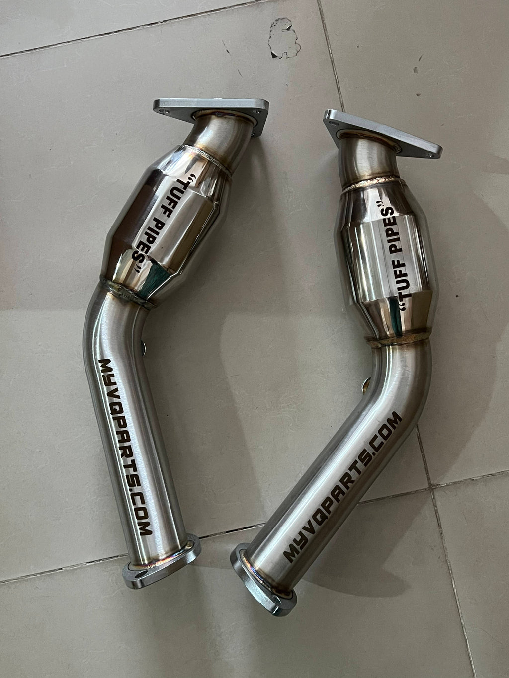 “Tuff Pipes” Resonated test pipes VQ37HR/VHR