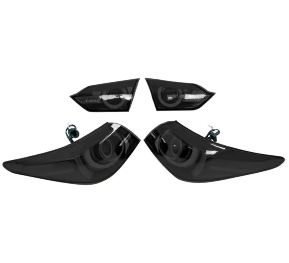 2018+ INFINITI Q50 Smoked Skyline V37 400R Style LED Infinite halo RGB