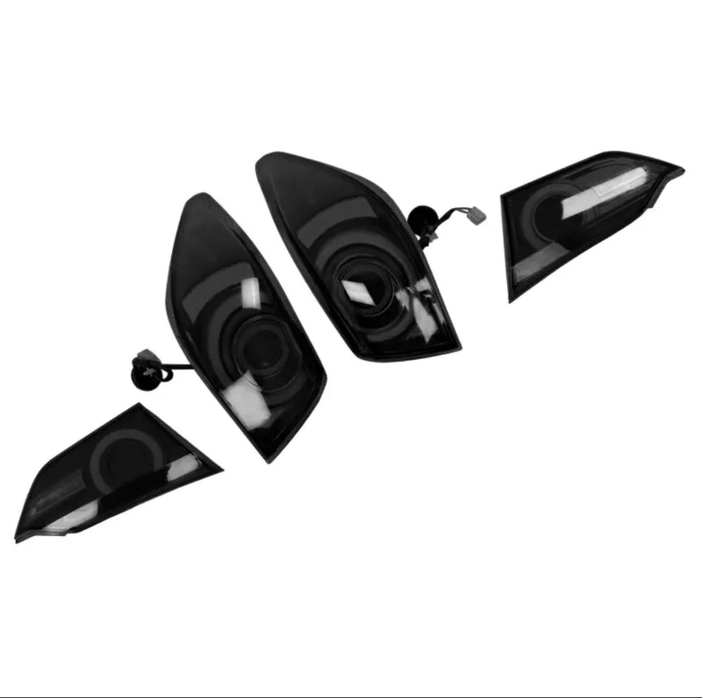 2018+ INFINITI Q50 Smoked Skyline V37 400R Style LED Infinite halo RGB